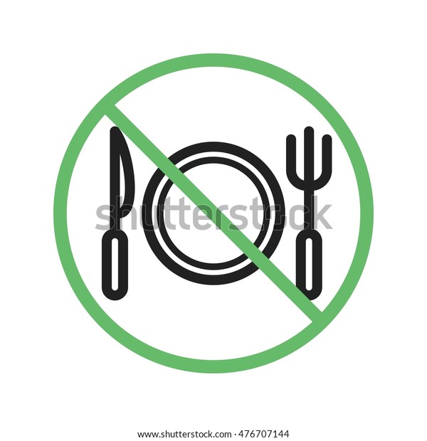 No Food Stock Vector (Royalty Free) 476707144