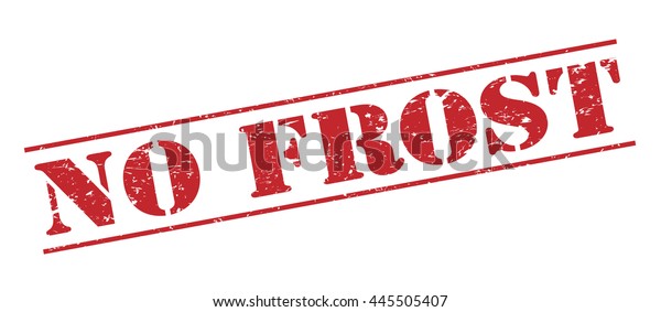 No Frost Vector Stamp On White Stock Vector (Royalty Free) 445505407 ...