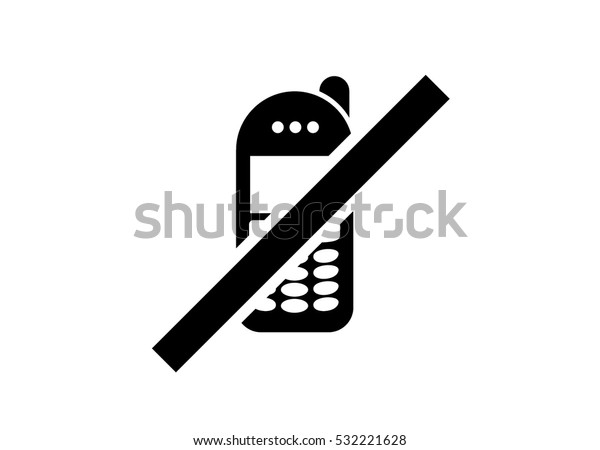 No Gadget Allowed Sign Stock Vector (Royalty Free) 532221628