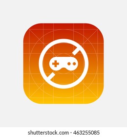 No Gaming Icon Stock Vector (Royalty Free) 463255085 | Shutterstock
