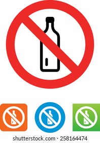 2,640 No glass allowed Stock Vectors, Images & Vector Art | Shutterstock