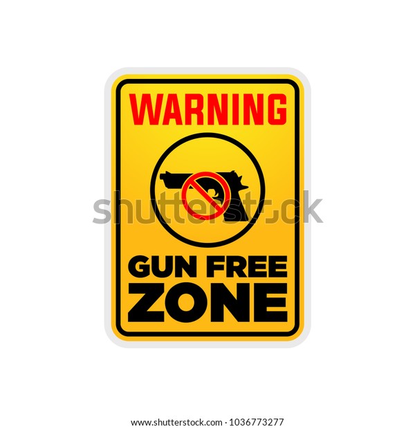 No Guns Firearms Weapons Sign Vector Stock Vector (Royalty Free ...