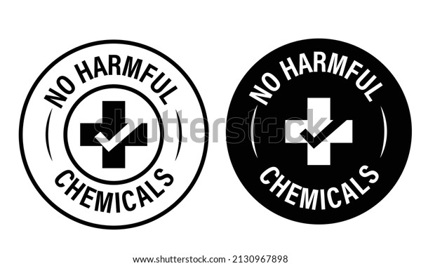 No Harmful Chemical Vector Icon Set Stock Vector (Royalty Free ...