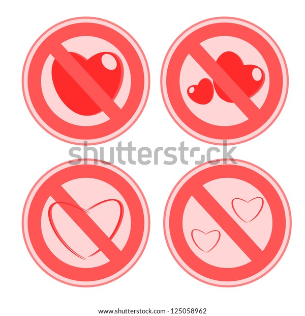 No Heart No Love Concept Vector Stock Vector (Royalty Free) 125058962 ...