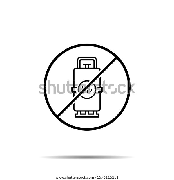 No Hydrogen Tank Icon Simple Thin 스톡 벡터(로열티 프리) 1576115251 | Shutterstock