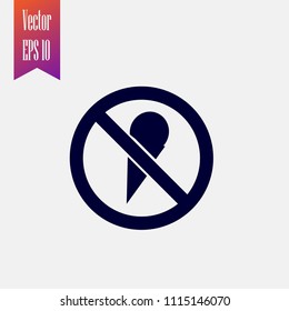 No Ice Cream Stock Vector (Royalty Free) 1115146070 | Shutterstock