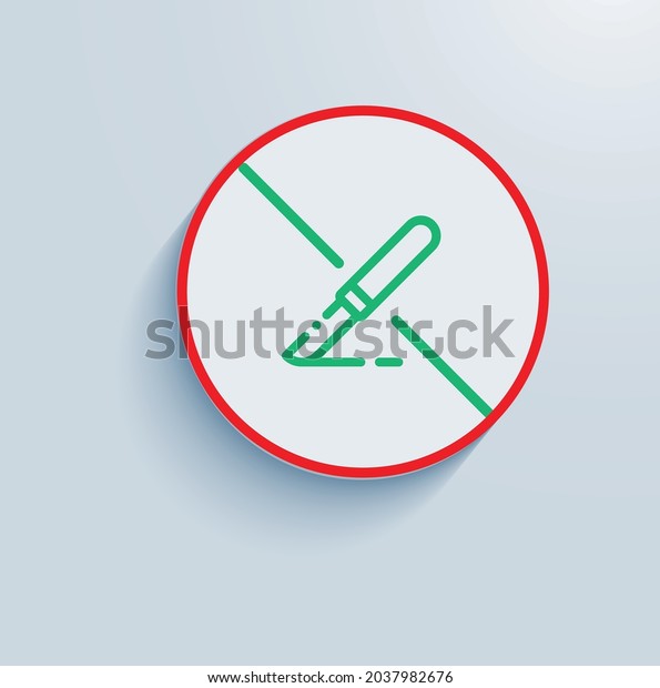 762 No Surgery Icon Images, Stock Photos & Vectors | Shutterstock