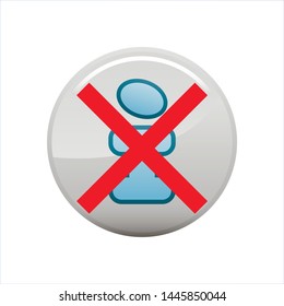 No Info Icon Sign Vector Stock Vector (Royalty Free) 1445850044
