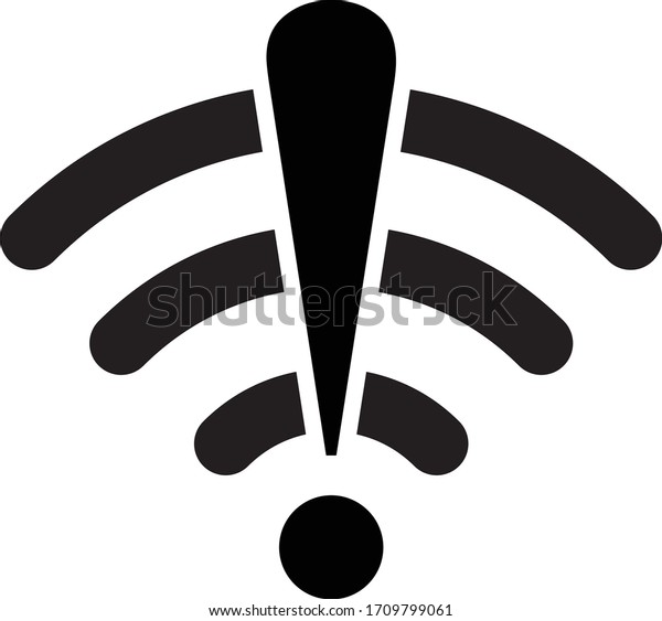No Internet Access Icon Vector Illustration Stock Vector (Royalty Free ...
