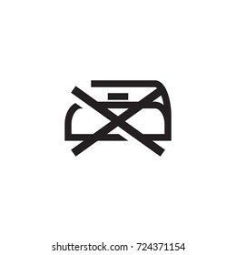 No Iron Icon Vector Illustration Stock Vector (Royalty Free) 724371154 ...