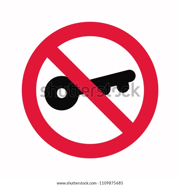 No Keys Allowed Icon
