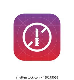 No Knife Icon Stock Vector (Royalty Free) 439195036 | Shutterstock