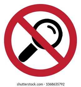 No Lens Icon Stock Vector (Royalty Free) 1068635792 | Shutterstock