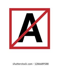 Ay Loggo Simple Design Isolated On Stock Illustration 1931970731
