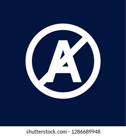 No Letter Sign Stock Vector (Royalty Free) 1286689948 | Shutterstock