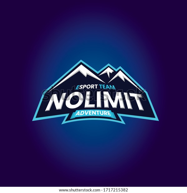 No Limit Esport Modern Logo Stock Vector (Royalty Free) 1717215382 ...