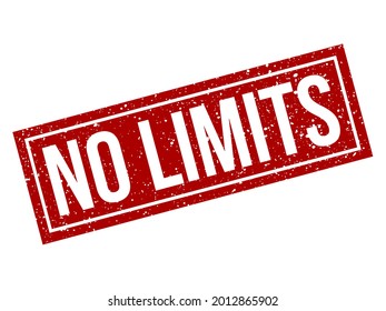 No Limit Grunge Rubber Stamp Vector Stock Vector (Royalty Free ...