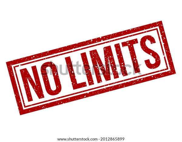 No Limit Grunge Rubber Stamp Vector Stock Vector (Royalty Free ...