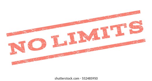 No Limits Watermark Stamp Text Caption Stock Vector (Royalty Free ...