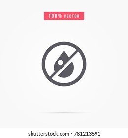 No Liquid Icon Stock Vector (Royalty Free) 781213591 | Shutterstock