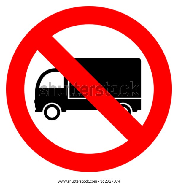 No Lorry Parking Stock Vector (Royalty Free) 162927074 | Shutterstock