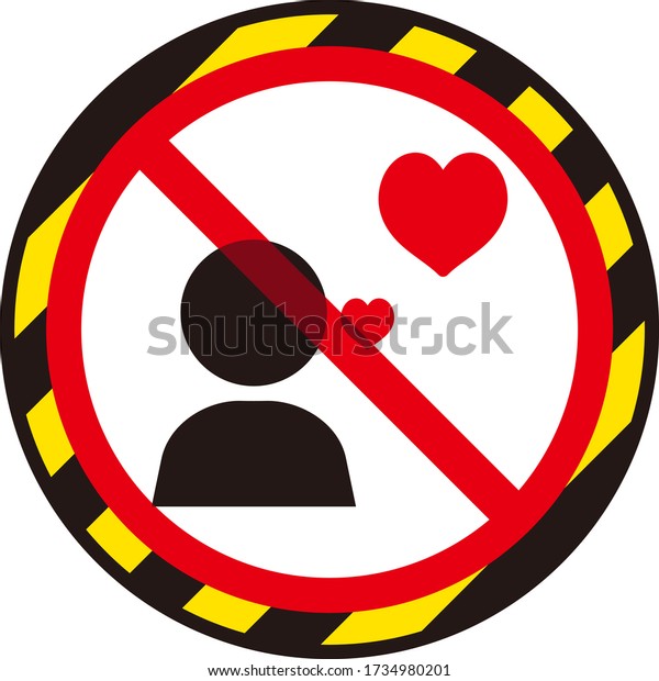 No Love Signs Isolated Vector Illustration Stock Vector (Royalty Free ...