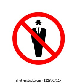 No Man Entry Sign Stock Vector (Royalty Free) 1207219678