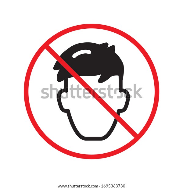 No Men Vector Icon No Man Stock Vector (Royalty Free) 1695363730 ...