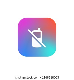 No Mobile App Icon Stock Vector (Royalty Free) 1169518003 | Shutterstock