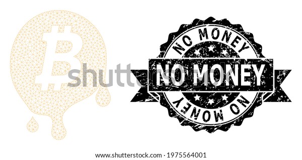 No Money Rubber Stamp Vector Melting Stock Vector (Royalty Free ...