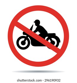 3,757 No motorcycles sign Images, Stock Photos & Vectors | Shutterstock