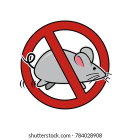 No Mouse Sign Stock Vector (Royalty Free) 784028908 | Shutterstock