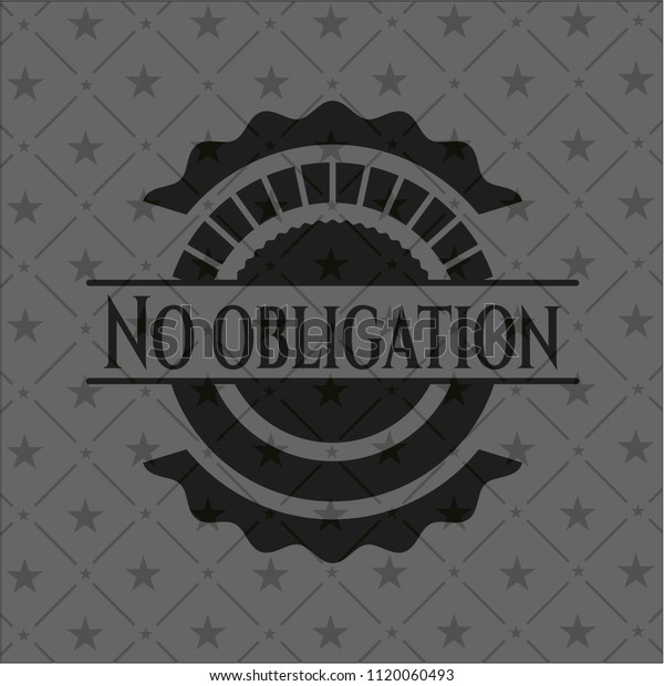 No Obligation Dark Badge Stock Vector (Royalty Free) 1120060493 ...
