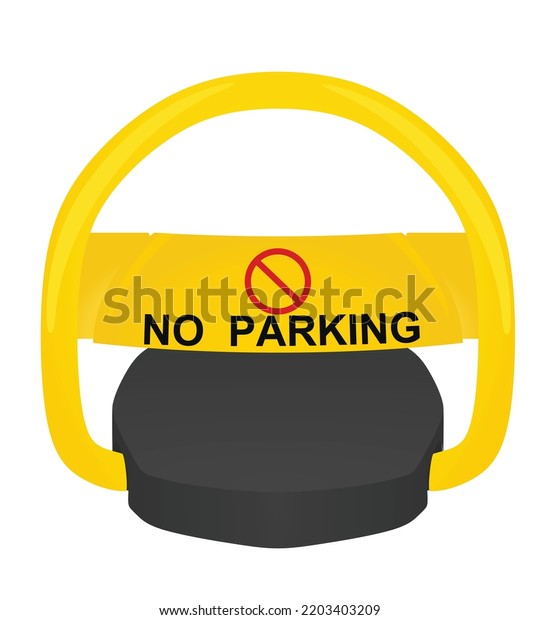No Parking Lock Vector Illustration Stock Vector (Royalty Free ...
