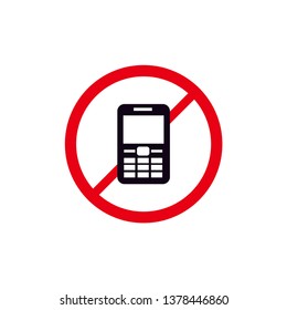No Phone Icon Stock Vector (Royalty Free) 1378446860 | Shutterstock