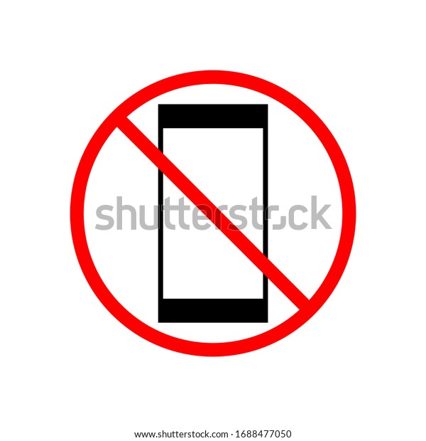 No Phone Vector Sign Eps 10 Stock Vector (Royalty Free) 1688477050 ...