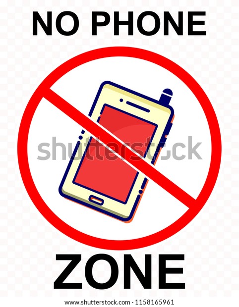No Phone Zone Stock Vector (Royalty Free) 1158165961 | Shutterstock