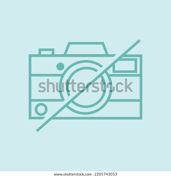 No Photo Allowed Icon Vector Stock Vector (Royalty Free) 2205743053 ...