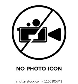 No Photo Icon Vector Isolated On Stock Vector (Royalty Free) 1165105741 ...