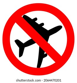 No Plane Fly Drone Safety Stock Vector (Royalty Free) 2064470201 ...