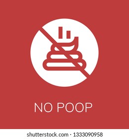 No Poop Icon Editable No Poop Stock Vector (Royalty Free) 1333090958 ...