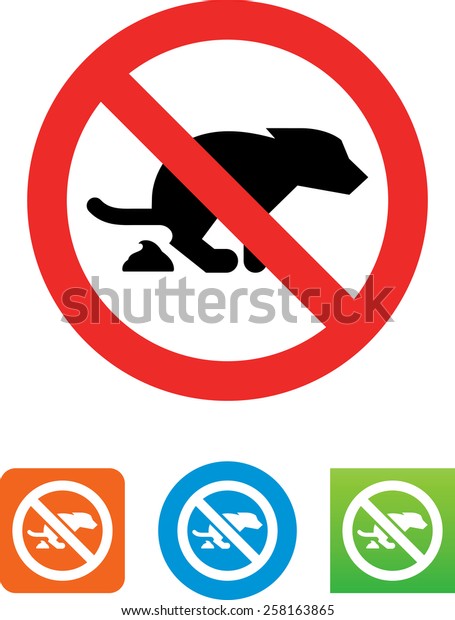 No Pooping Allowed Icon: стоковая векторная графика (без лицензионных ...
