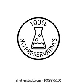 No Preservative Icon Vector Illustration Stock Vector (Royalty Free ...