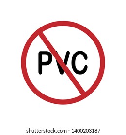 No Pvc Icon Stock Vector (Royalty Free) 1400203187 | Shutterstock