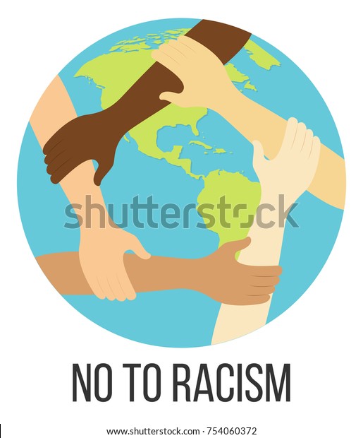 No Racism Flat Design Icon Stock Vector (Royalty Free) 754060372 ...