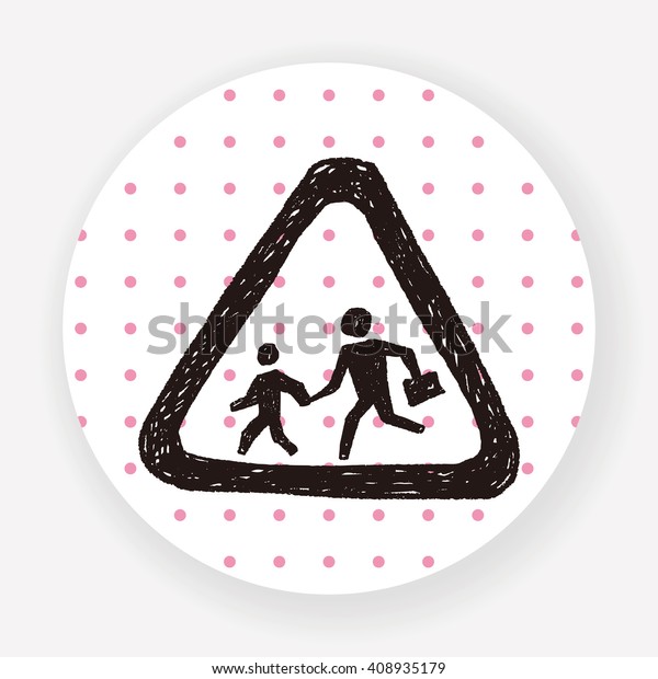 No Running Sign Doodle Stock Vector (Royalty Free) 408935179 | Shutterstock