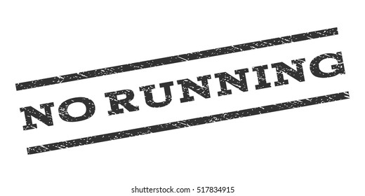 No Running Watermark Stamp Text Caption Stock Vector (Royalty Free ...
