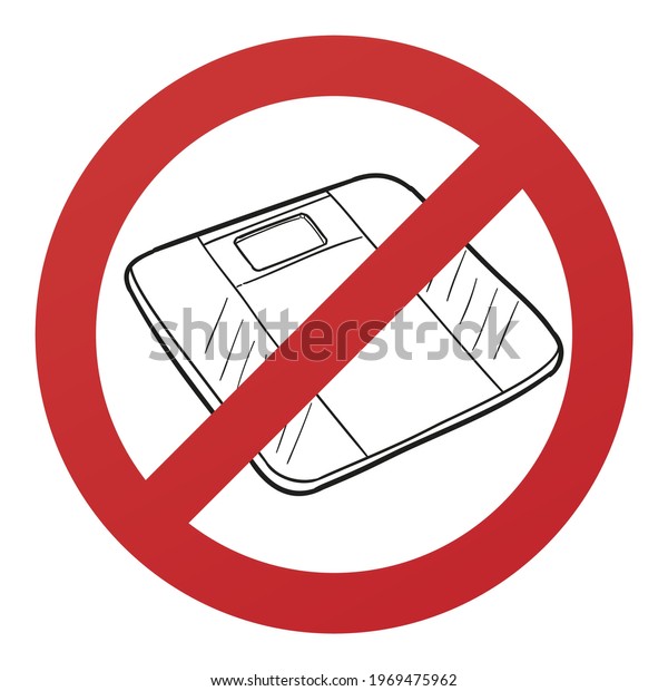 No Scale Symbol Isolated On White: vector de stock (libre de regalías ...