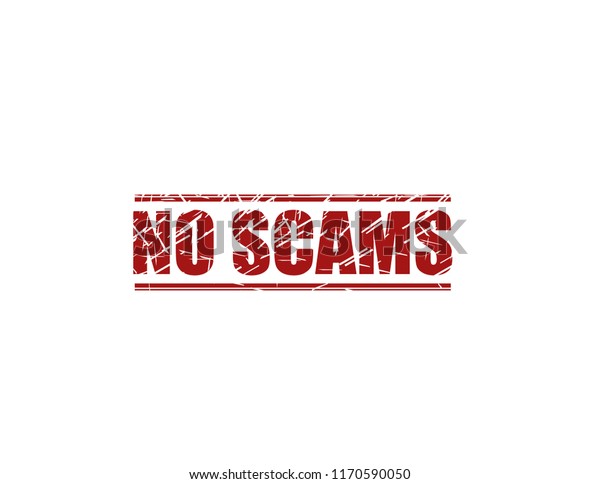 No Scams Red Stamp Stock Vector (Royalty Free) 1170590050 | Shutterstock