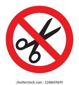 2,021 No Scissors Sign Images, Stock Photos & Vectors | Shutterstock